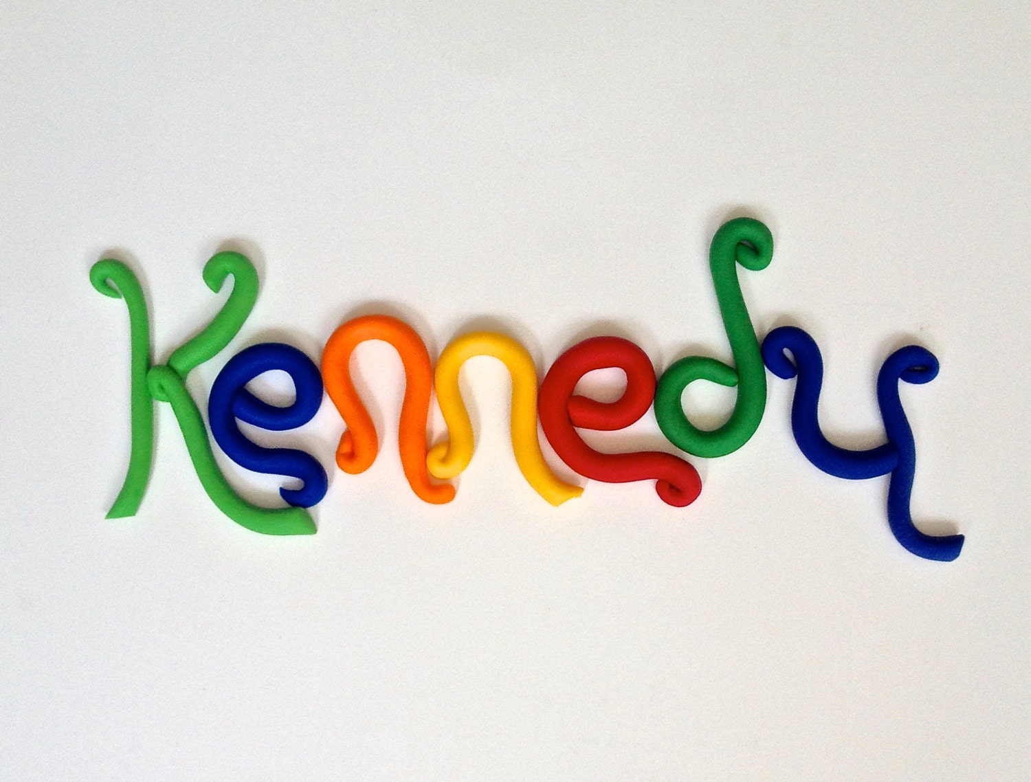 Fondant lettering for cake or cupcake topper. INDIVIDUALLY