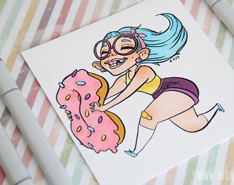 Popular items for kawaii drawing on Etsy