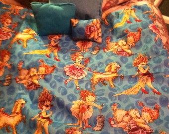 18" Fancy Nancy 4 Pc American doll Bedding