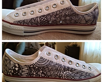 Zentangle shoes | Etsy