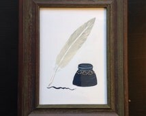 Unique quill and ink related items | Etsy