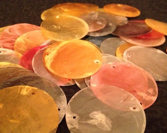 Popular items for flat round shell on Etsy