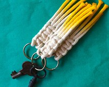 Popular items for macrame key chain on Etsy