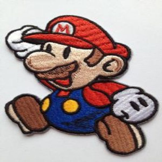 Super Mario Bros Embroidered Iron On Patch Mario By Premierpatch