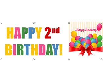 Popular items for happy 2nd birthday on Etsy