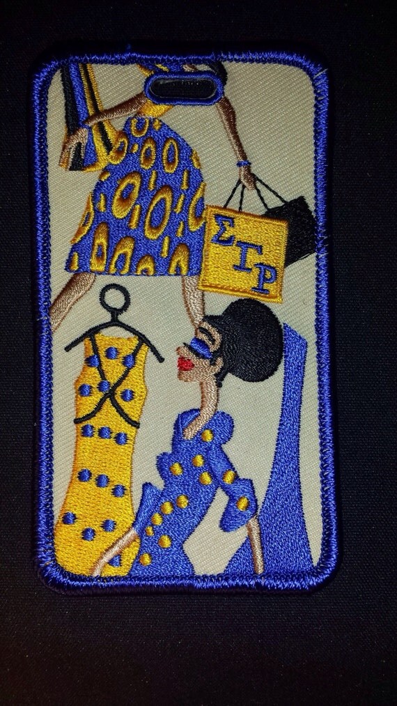 Sigma Gamma Rho Sorority Embroidered Diva Lady by DevotedGreek