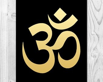 Popular items for om print on Etsy