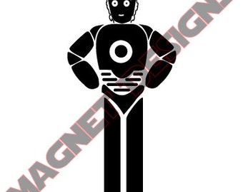 C3P0 - vinyl decal
