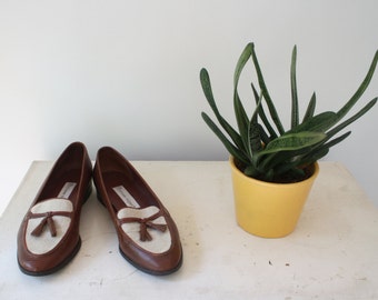 Spectator loafers | Etsy