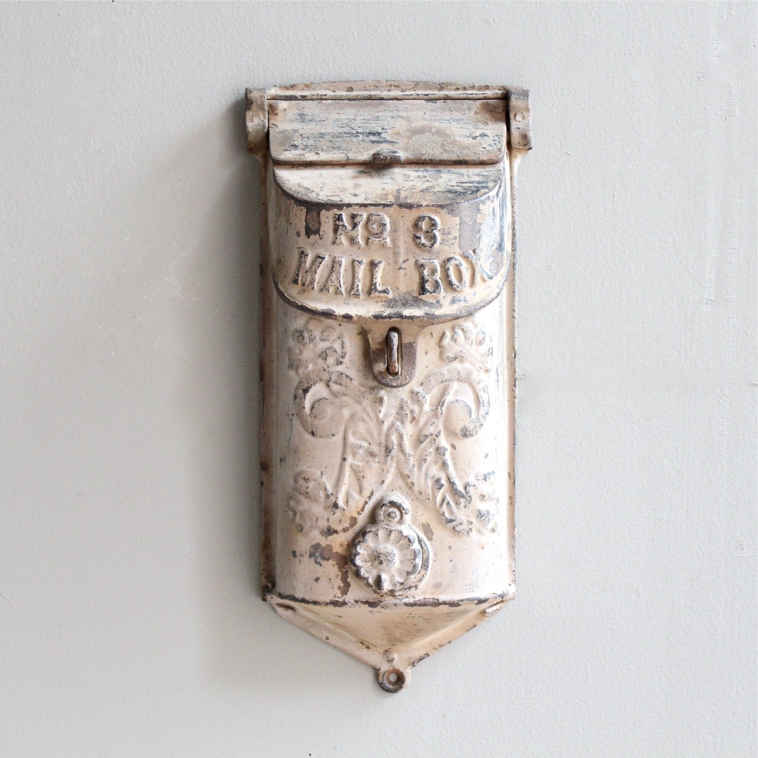 Vintage Cast Iron Mailbox