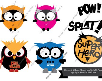 Popular items for villains clipart on Etsy