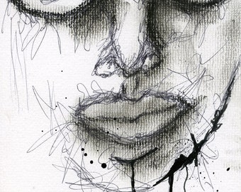 Popular items for abstract face on Etsy