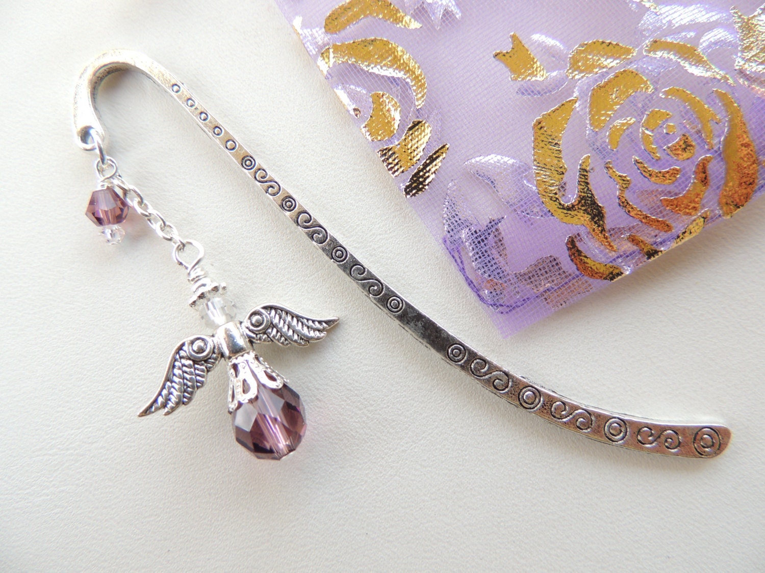 Angel Bookmark Purple Guardian Angel Bookmark Books ans