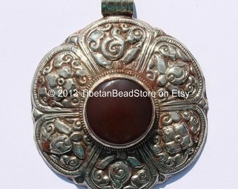 Popular items for big tibetan pendant on Etsy
