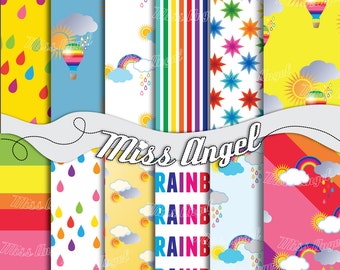 Spring Flowers CLIPART SET 10 Digital Flowers. 6 clip