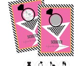 Bachelorette Party Game - Fun Bachelorette Games - Scratch Off Cards ...