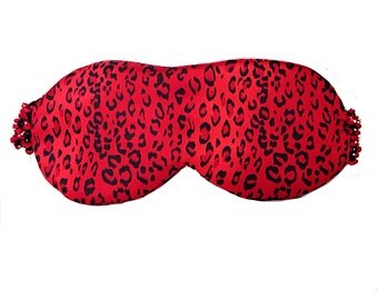 Satin Sleep Mask, Eye Mask, Travel Mask. Black, Red. Spa Mask, Travel ...