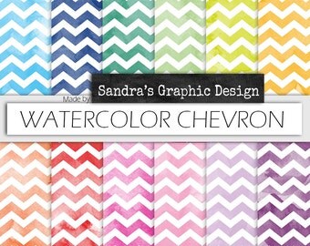 Popular items for papier peint chevron on Etsy
