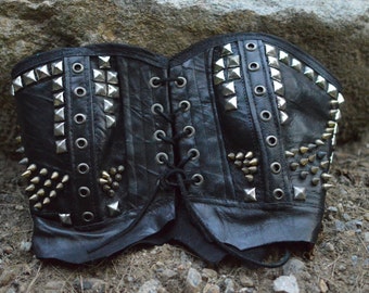 Spiked corset | Etsy