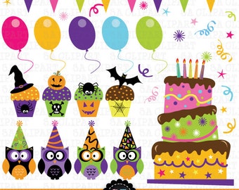 Holloween ClipArt "HALLOWEEN CLIP ART" pack,halloween owl,halloween ...