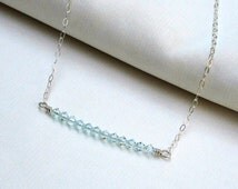 Popular items for ice blue necklace on Etsy