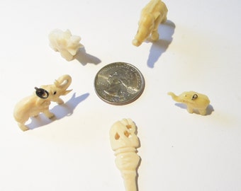 Carved faux ivory | Etsy