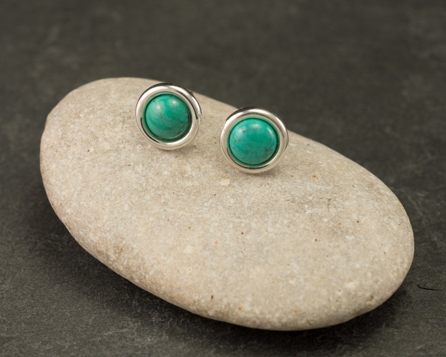 Turquoise Studs Turquoise Earrings Stud Turquoise Stud
