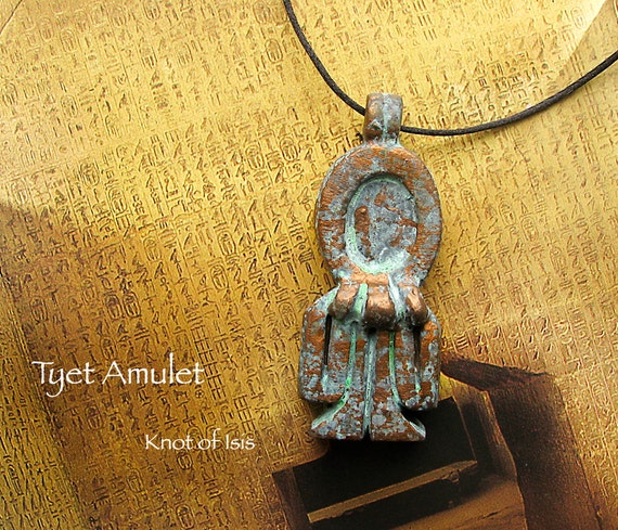 Tyet Amulet The Knot of Isis Protective by shadowofthesphinx