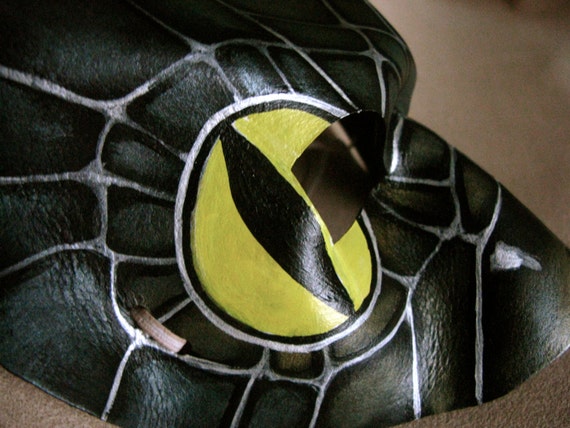 Snake Leather Mask Adult or Child Sizes Masquerade Mask