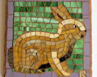 Stained glass rabbit | Etsy