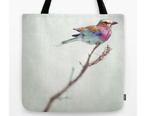 Unique bird tote bag related items | Etsy