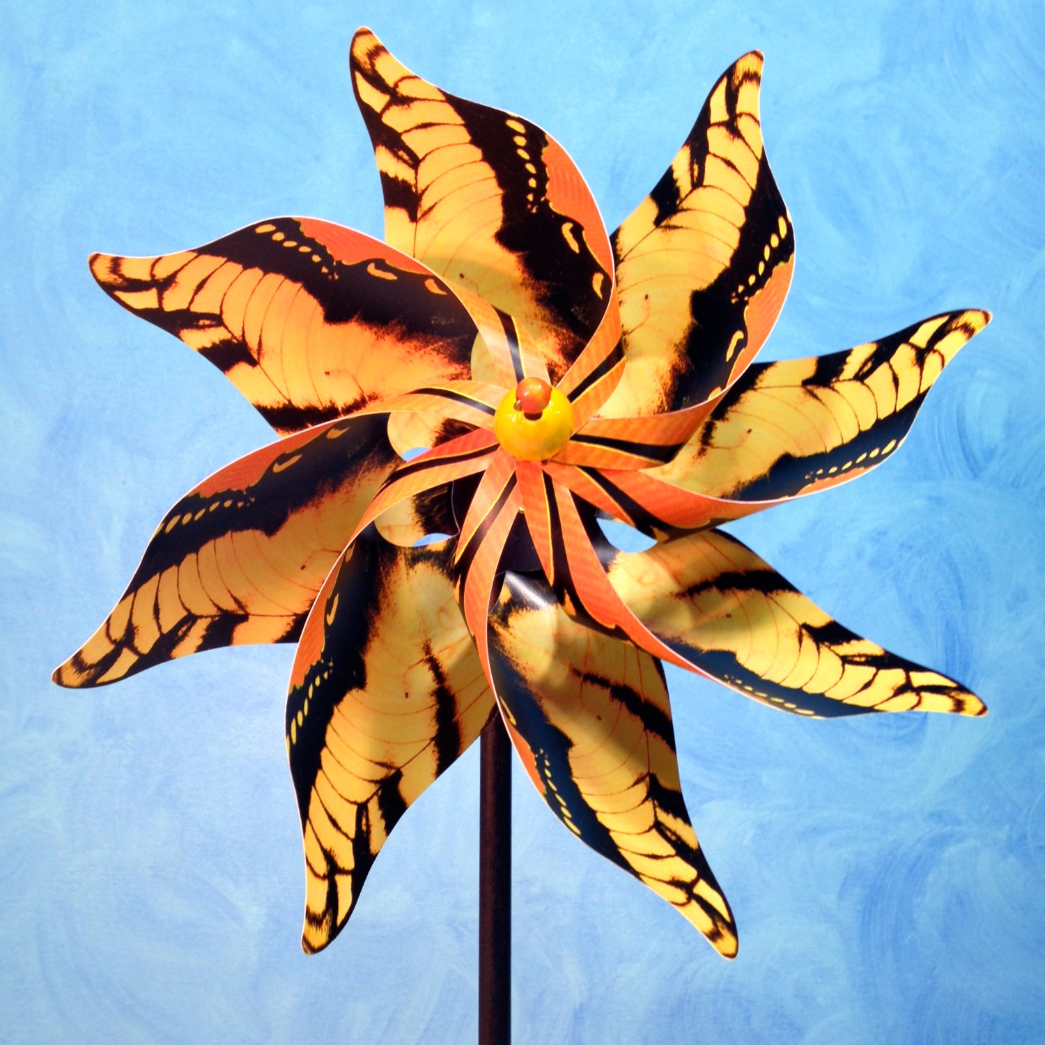 Tiger Swallowtail Butterfly Pinwheel Spinner by PaperArboretum