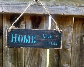 Relax sign | Etsy