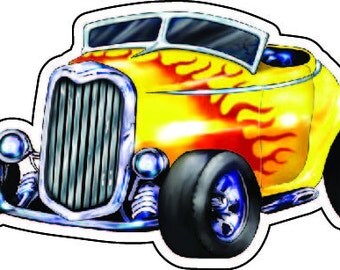 Rat rod decal | Etsy