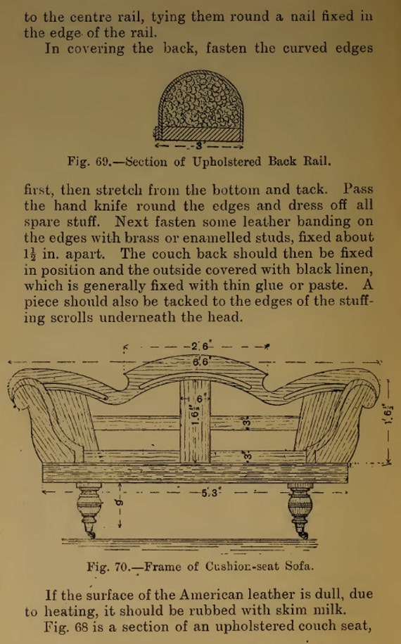 Learn How To Upholster Antique Furniture Rare by HowToBooks