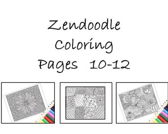 Zendoodle Bookmarks DIY Zentangle Inspired Printable