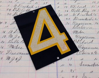 Popular items for reflective numbers on Etsy