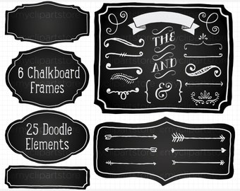 Popular items for chalkboard elements on Etsy