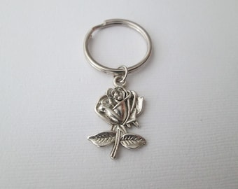 Rose keychain | Etsy