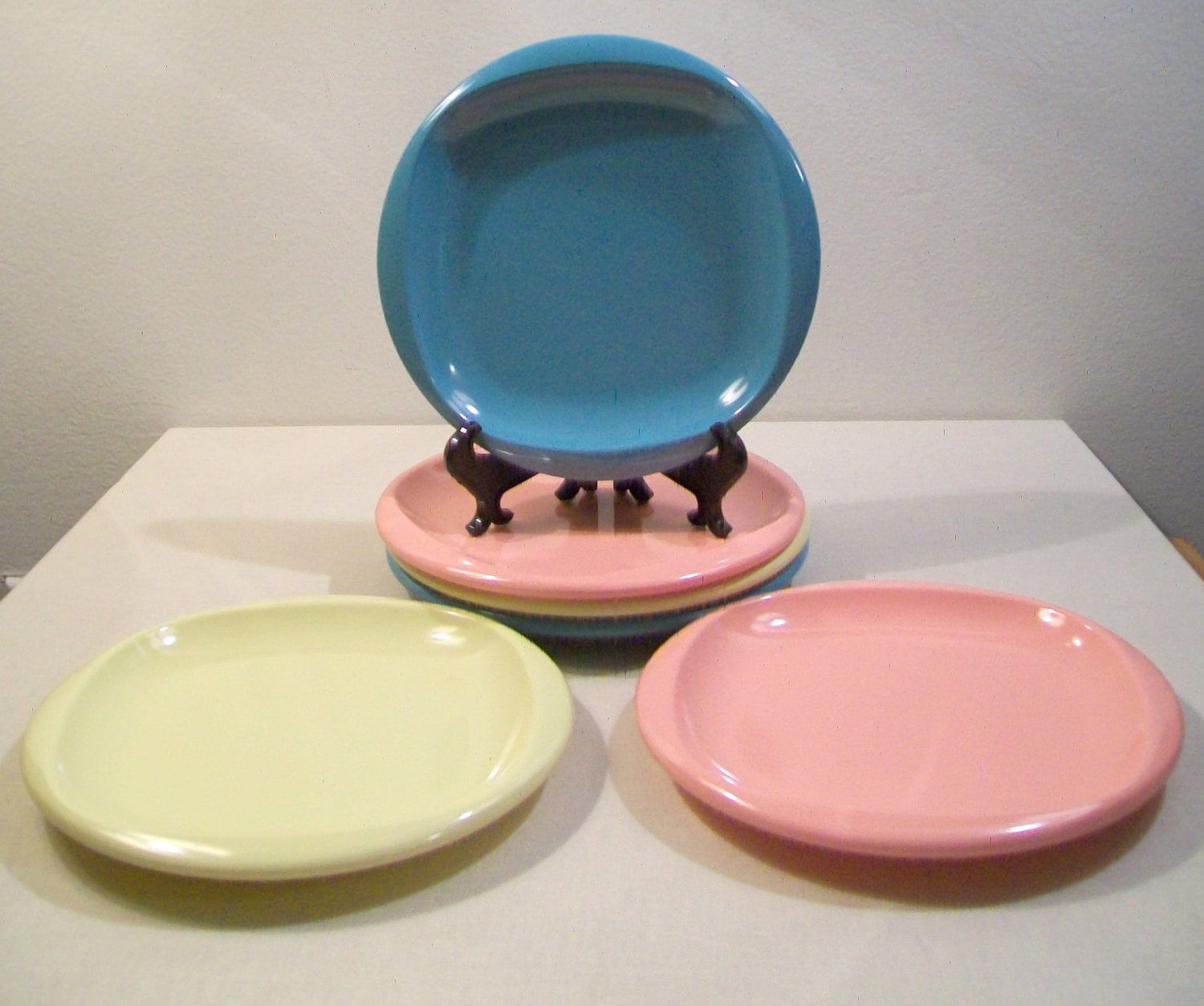 Vintage Boonton Mid Century Melmac Melamine Dessert Plates Set of 6 ...