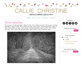 Custom and Premade Blog Design by KreatedByKelsey1 on Etsy