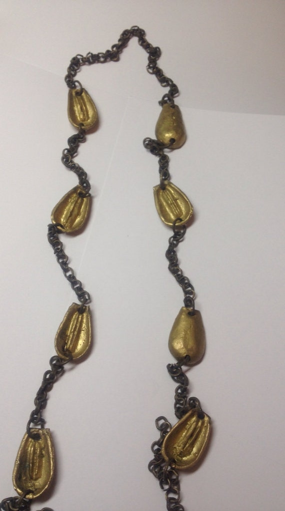 Solid Brass Opele Divination Chain by OrishaJewels on Etsy