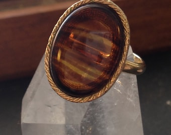 Popular items for brown stone ring on Etsy