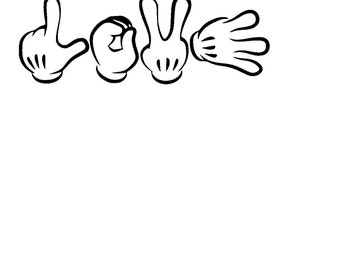 Popular items for mickey gloves on Etsy