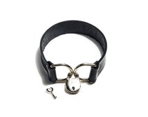 Popular items for lock slave collar on Etsy