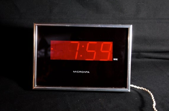 Micronta Electronic LED Digital Wall Clock