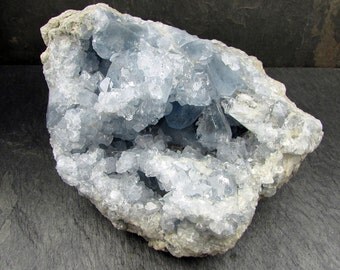 Popular items for celestite geode on Etsy