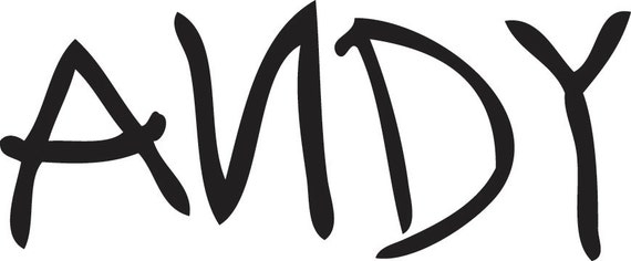 Toy Story Andy Signature Decal Sticker by stickEdecals on Etsy