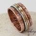 Personalized Copper Ring.. Handmade hammered Ring of copper