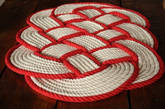 Nautical Rope Rug Cotton Bath Mat Nautical Gift Rope Rug